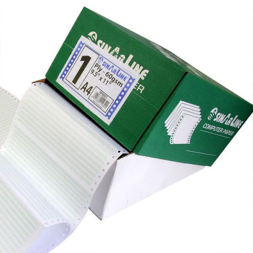 Sinarline Computer Paper A4 1 Ply Middle Cut Computer Paper in Qatar