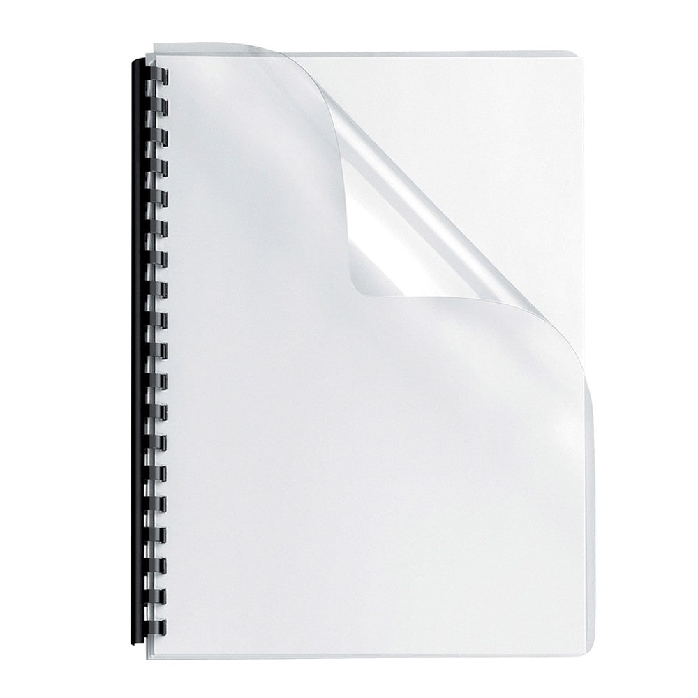 PVC Binding Sheets - 180 Micron, A4, Clear (Pack of 100) in Qatar