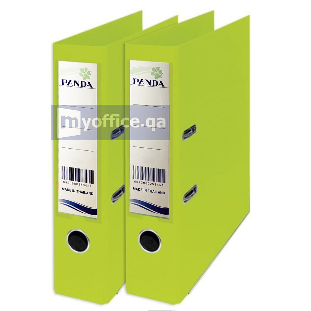 PVC Box File A4 Lime Green Color in Qatar